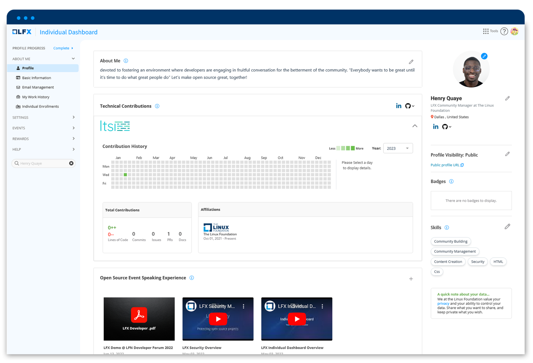 LFX For Developers – LFX Tools | Linux Foundation